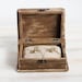 Personalised Ring Box Rustic Ring Bearer Box Wedding Ring - Etsy UK