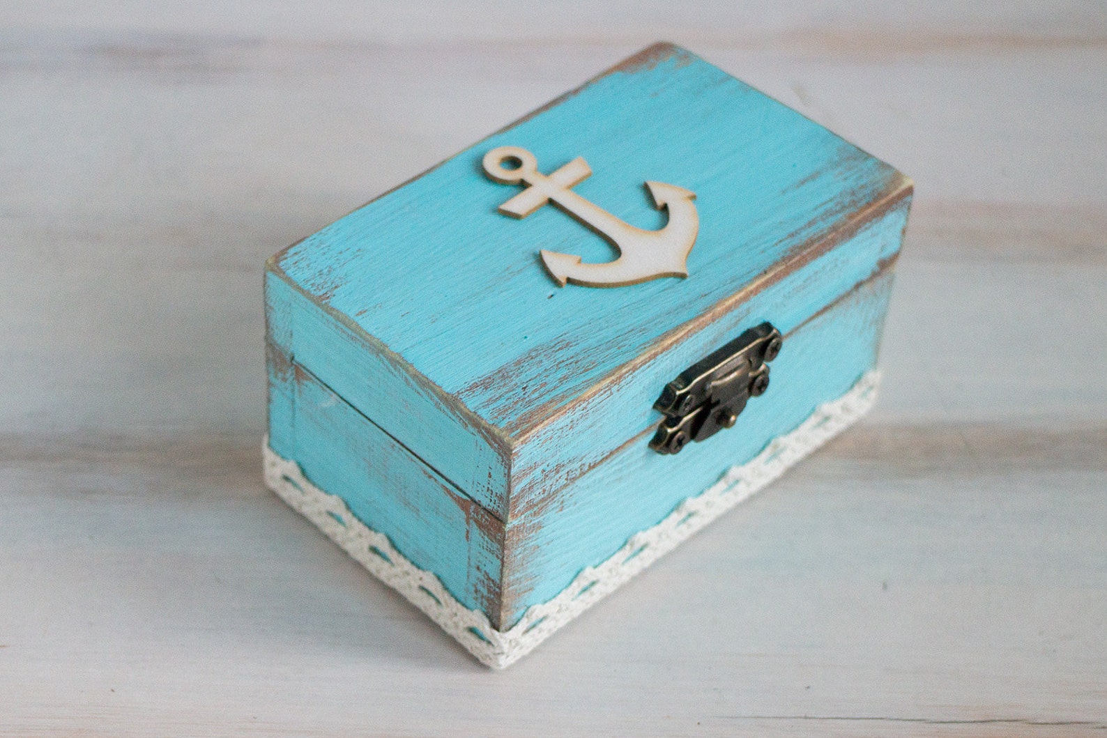 Beach Wedding Ring Bearer Box Nautical Wedding Ring Box Ring Holder ...