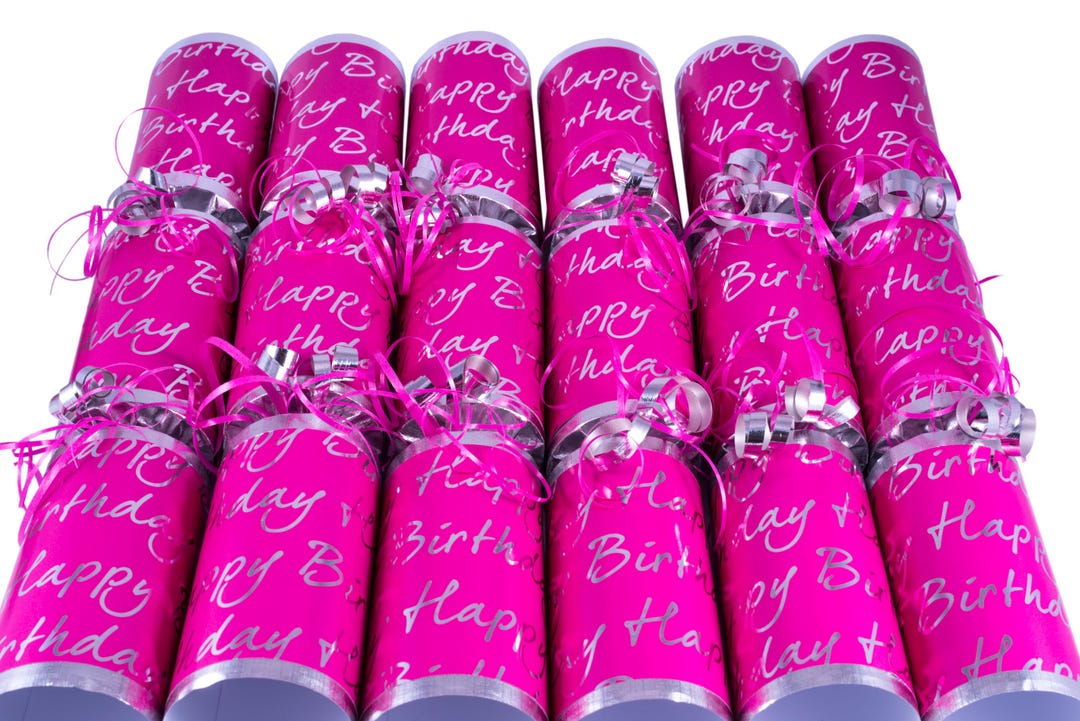 HAPPY BIRTHDAY Crackers - Box of 6 - Etsy
