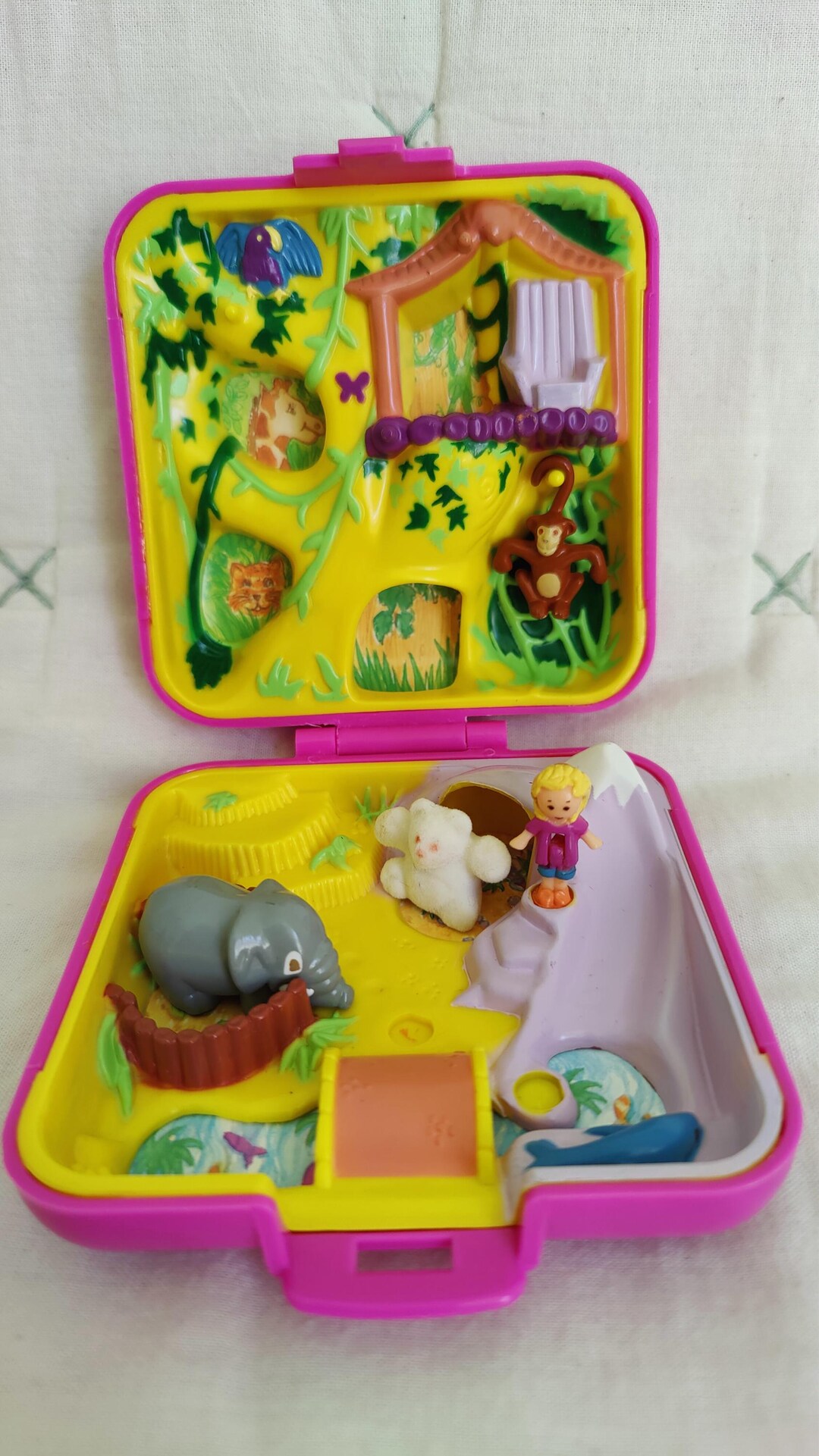 1989 Polly Pocket Wild Zoo World. 1989 Bluebird Toys. Complete Set. - Etsy