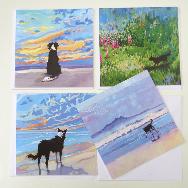 Collie Cards - Etsy