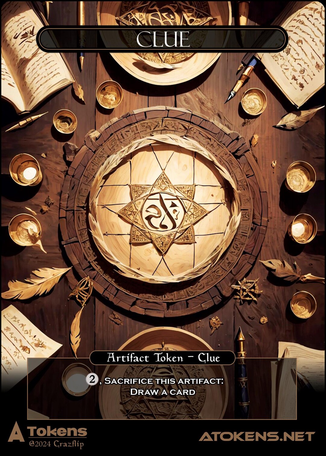 Artifact Clue - Top View - Etsy