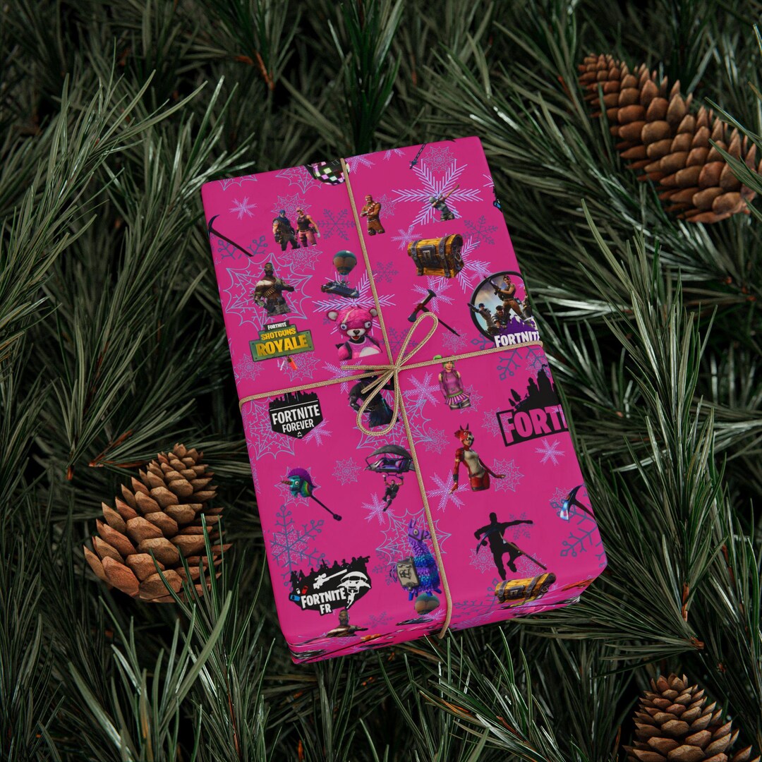 Pink Girls Gaming Wrapping Paper - Etsy