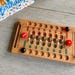 Handmade Wooden Strategy Board Game | Slide N Score | Wood Board With ...