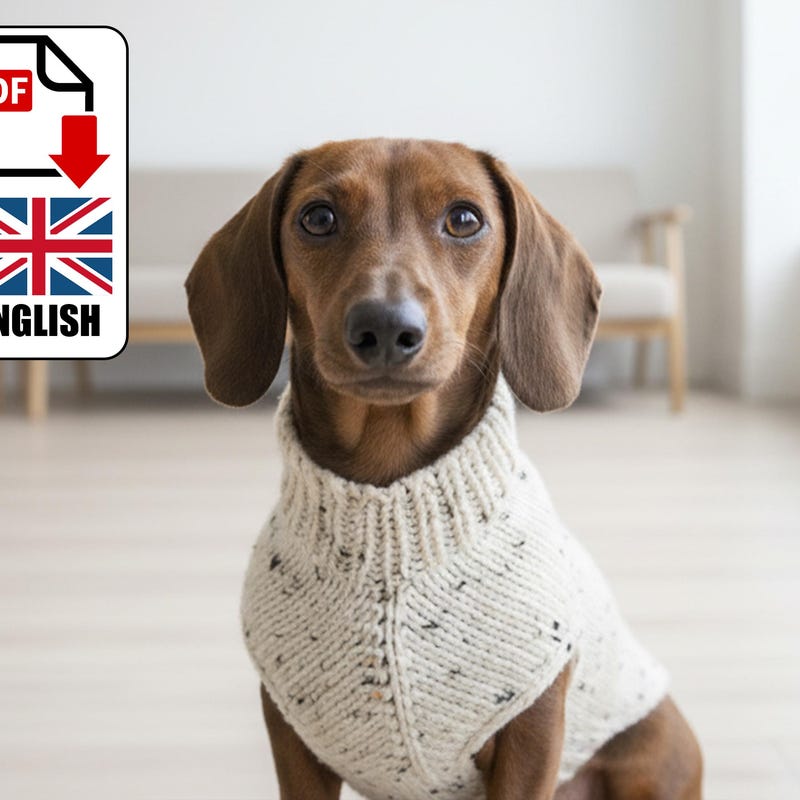 Sweater Knit for Dachshund - Etsy