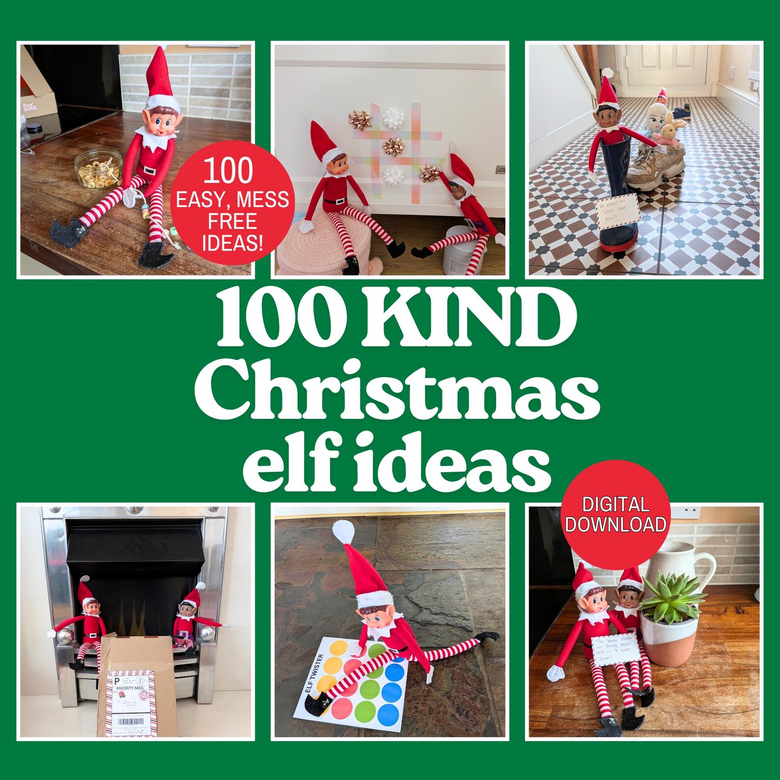100 Ideas of Mess Free, Kind and Easy Elf Activity Ideas | Christmas ...