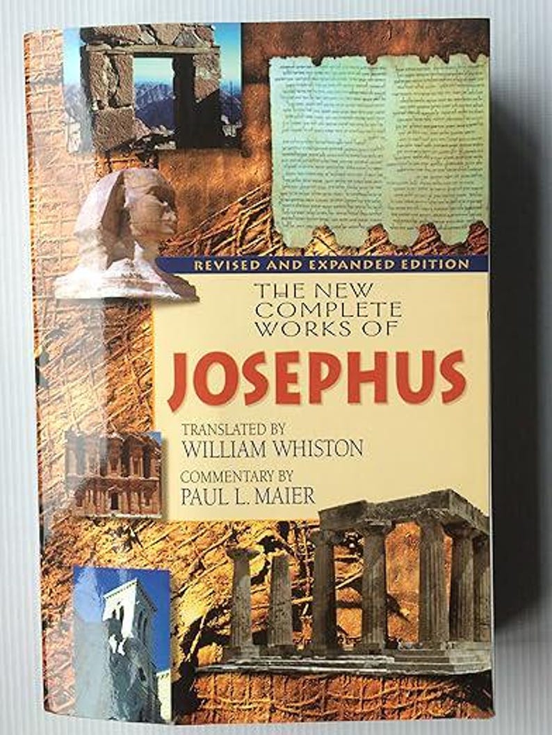 The New Complete Works of Josephus by William Whiston - Etsy