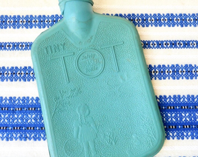 1970s Tiny TOT Safety Suba-seal Hot Water Bottle, Vintage Suba Rubber ...