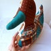 1970's Patchwork Duck Soft Toy Duck Handmade Patchwork - Etsy