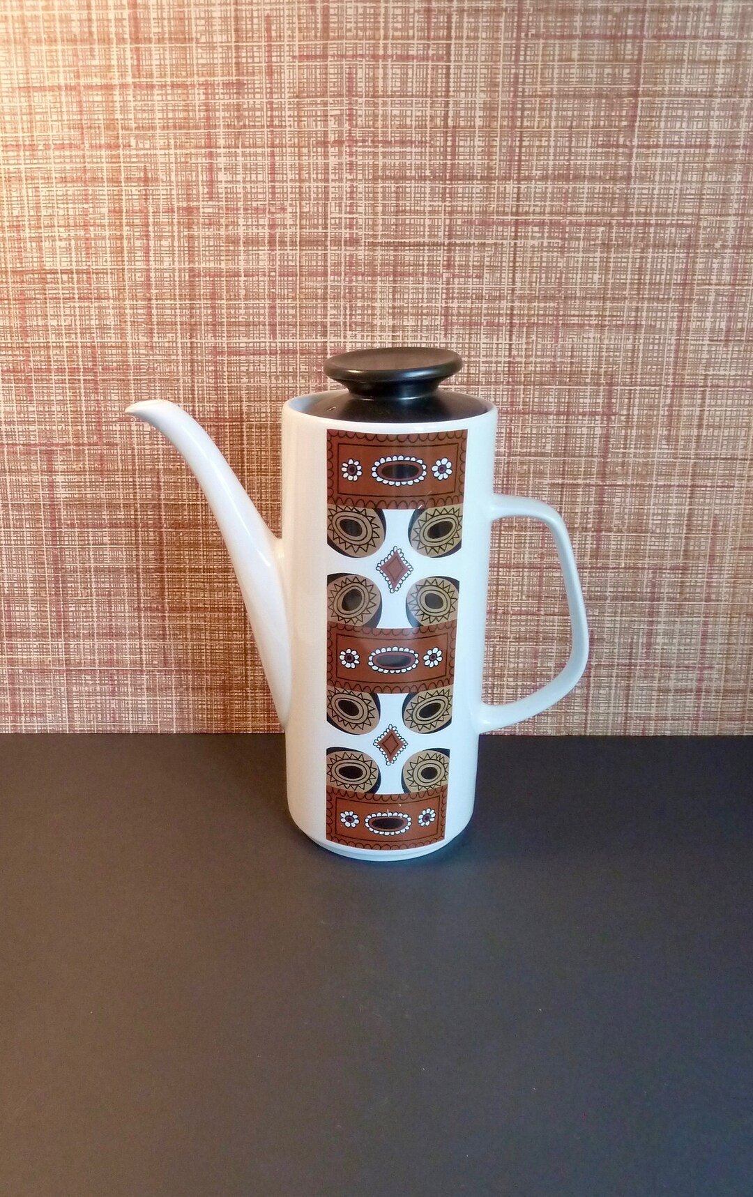 Vintage 1960s J & G Meakin Maori Coffee Pot: Retro Mod Tableware - Etsy UK