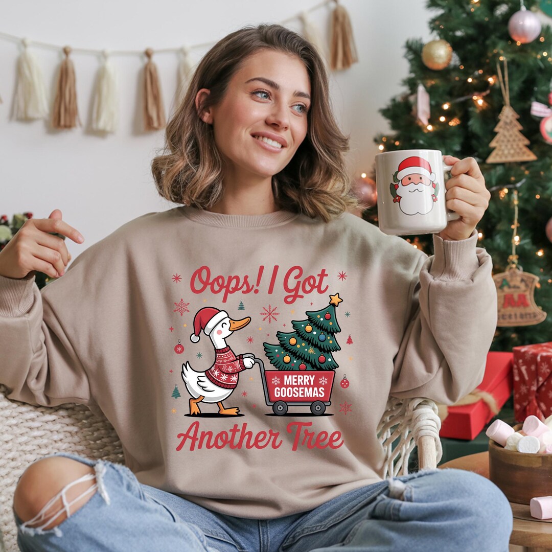 Funny Christmas Tree PNG SVG, Oops I Got Another Tree (digital Download ...