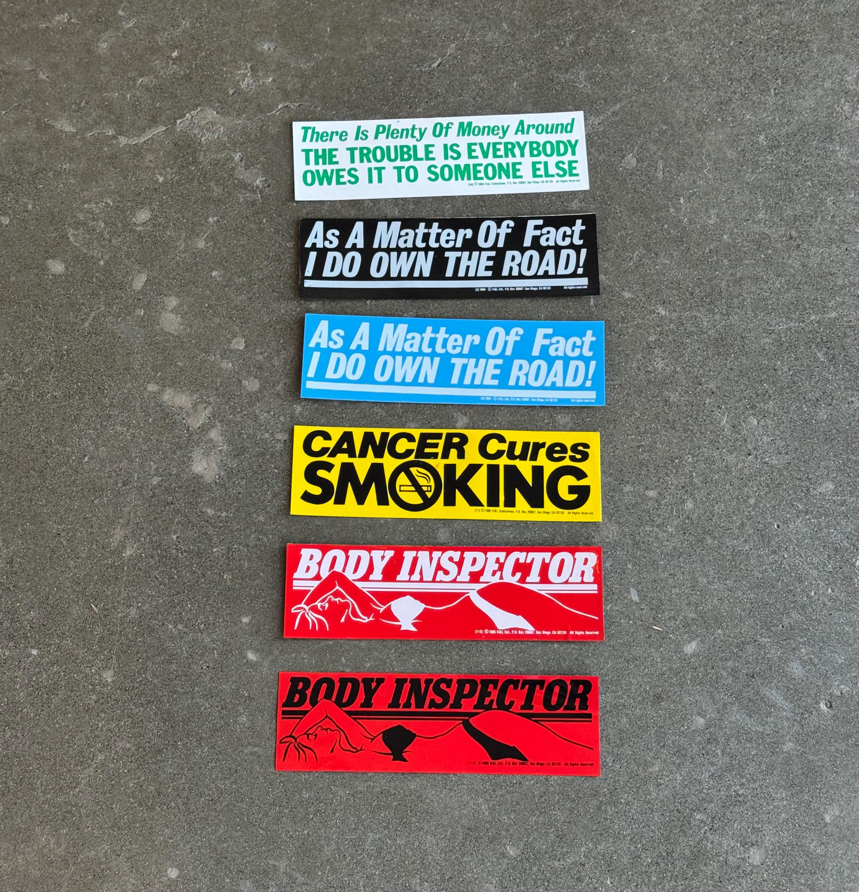 Vintage 1980's Bumper Sticker - Etsy