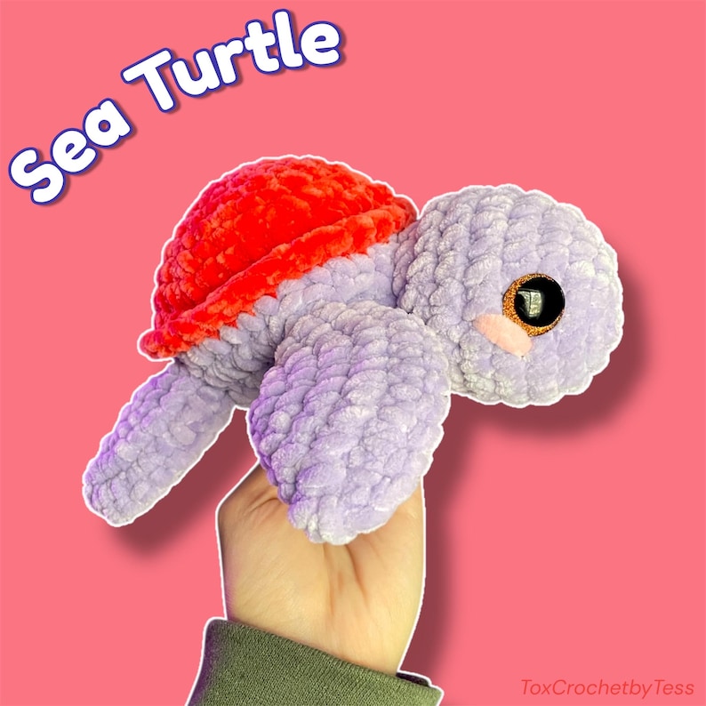 Sea Turtle Crochet Plushie - Etsy