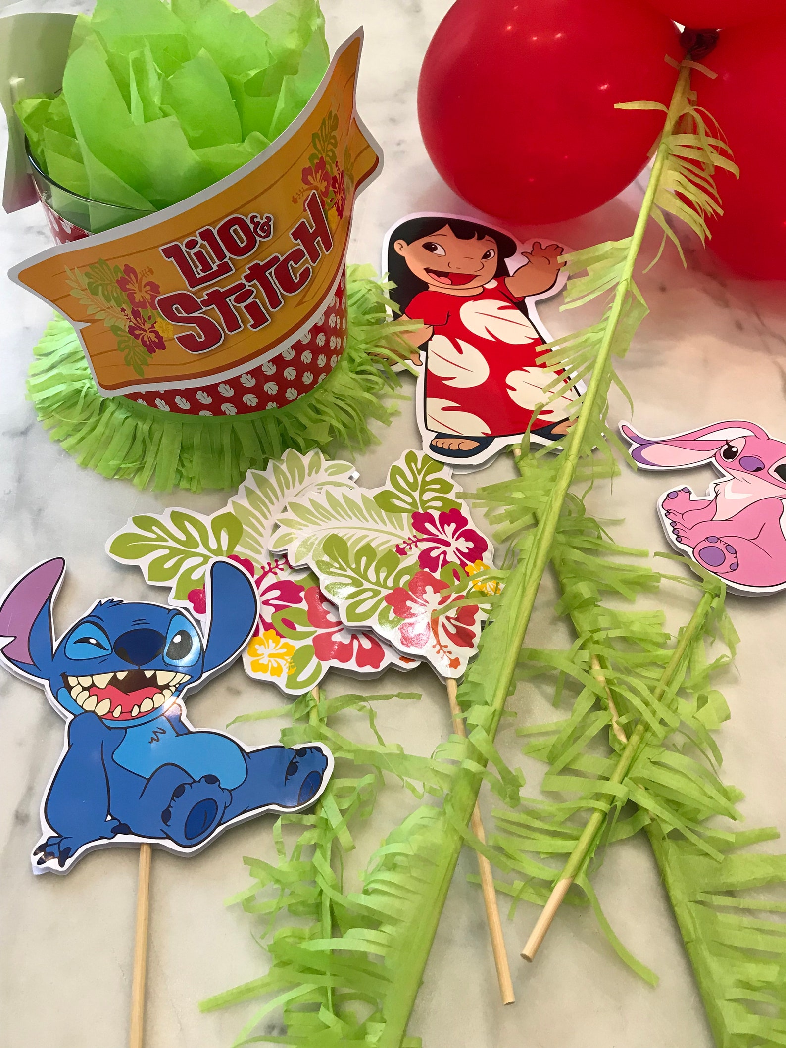 Lilo and Stitch Centerpiece INSTANT DOWNLOAD - Etsy