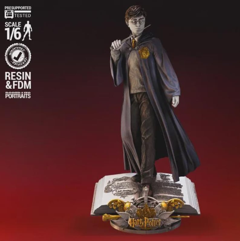 Harry Potter 3D Print Model STL File Pack: Wizarding World Collectibles ...