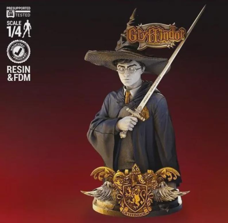 Harry Potter 3D Print Model STL File Pack: Wizarding World Collectibles ...