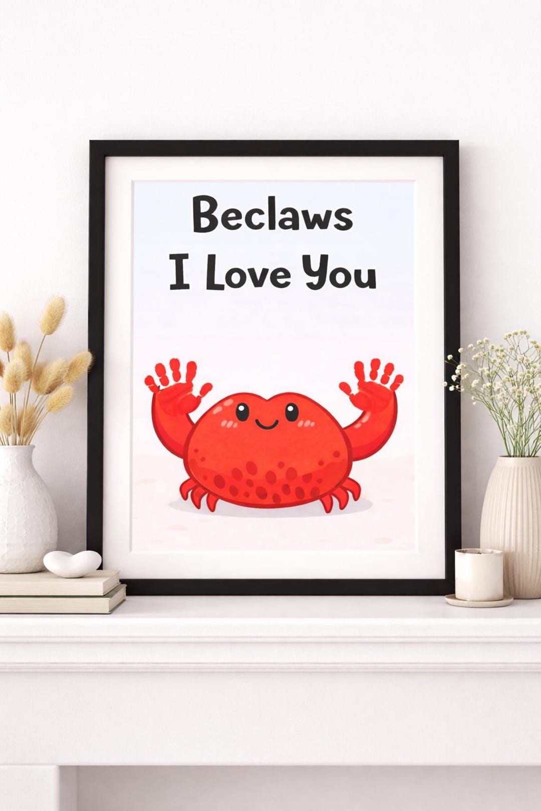 Beclaws I Love You Valentine Craft - DIGITAL DOWNLOAD - Etsy Australia