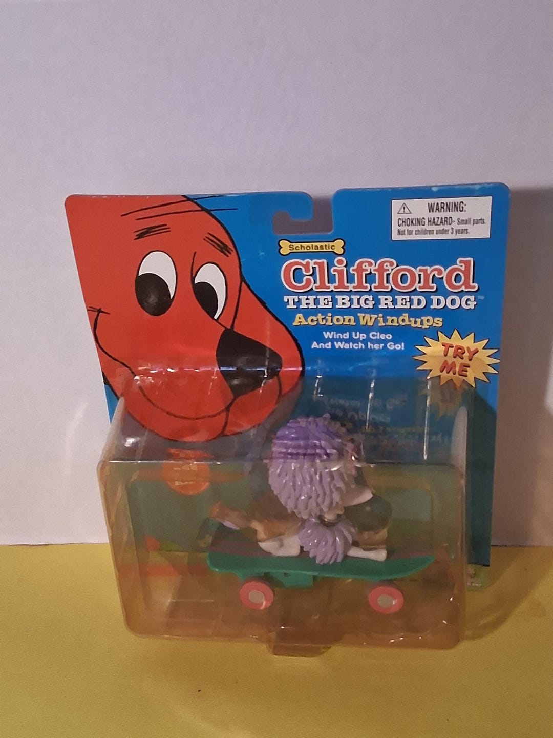 This is a Scholastic Clifford the Big Red Dog Cleo Purple Poodle ...