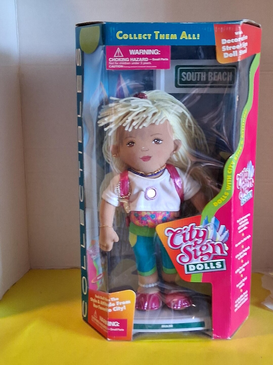 A City Sign Doll "south Beach" Miami is in Her Original Box. - Etsy