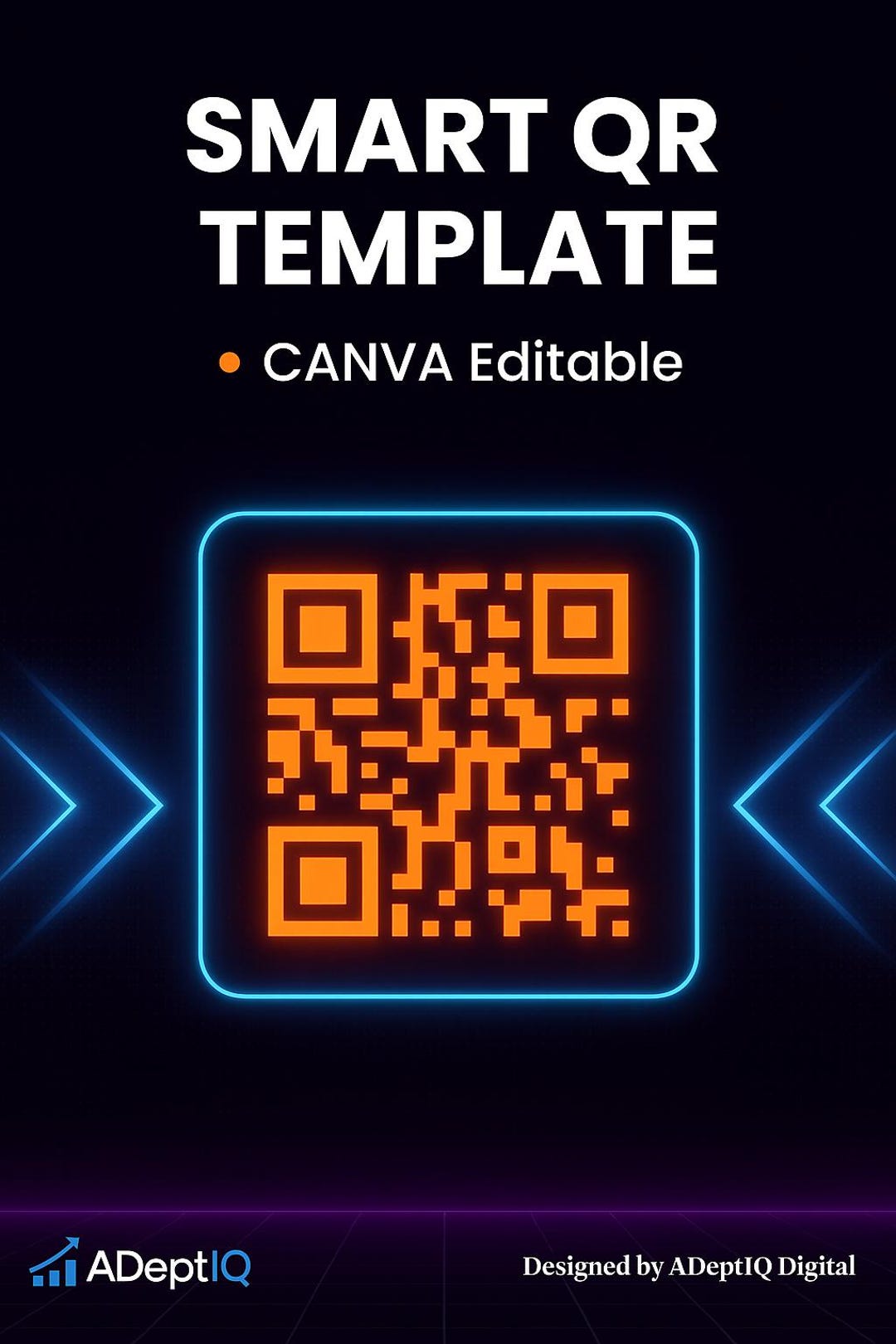 Smart QR Code Template Bundle | Editable Canva Templates for Business ...
