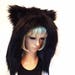 Black Cat Hood Faux Fur Animal Kitty Hat for ADULTS - Etsy