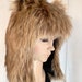 Brown Wolf Hat Faux Fur Animal Hat Werewolf - Etsy