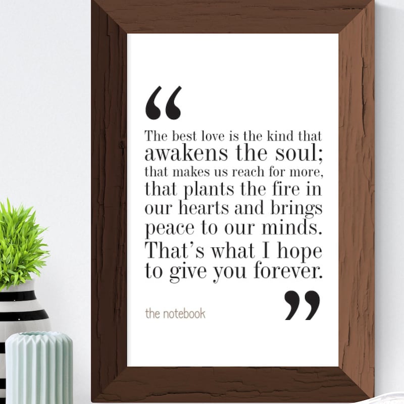 The Notebook Movie - Etsy