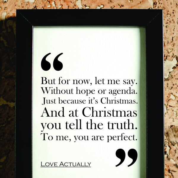 Love Actually - Etsy