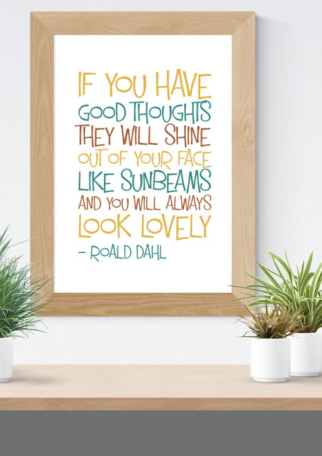 Roald Dahl Quote - the Twits. Typography Print. 8x10 on A4 Archival ...