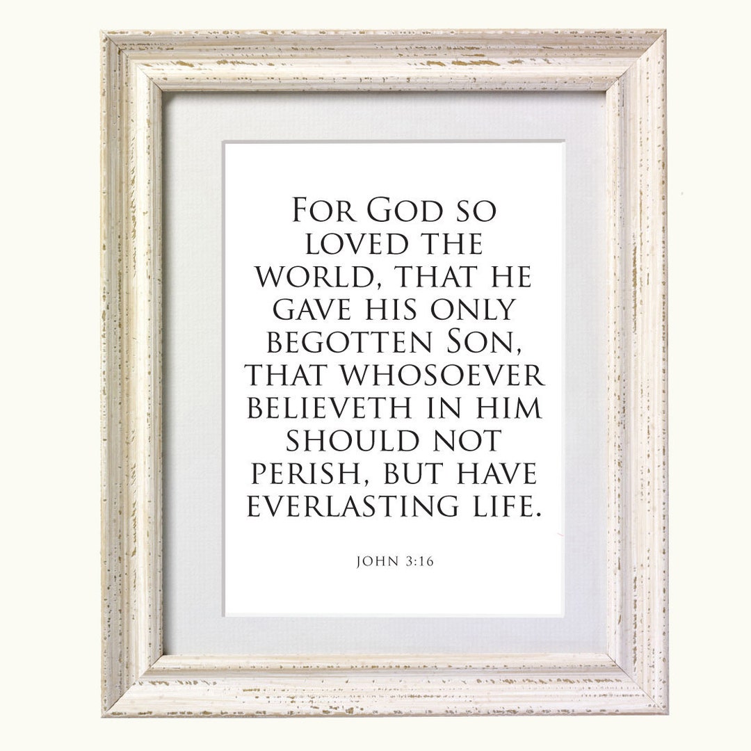 John 3 16 Backround