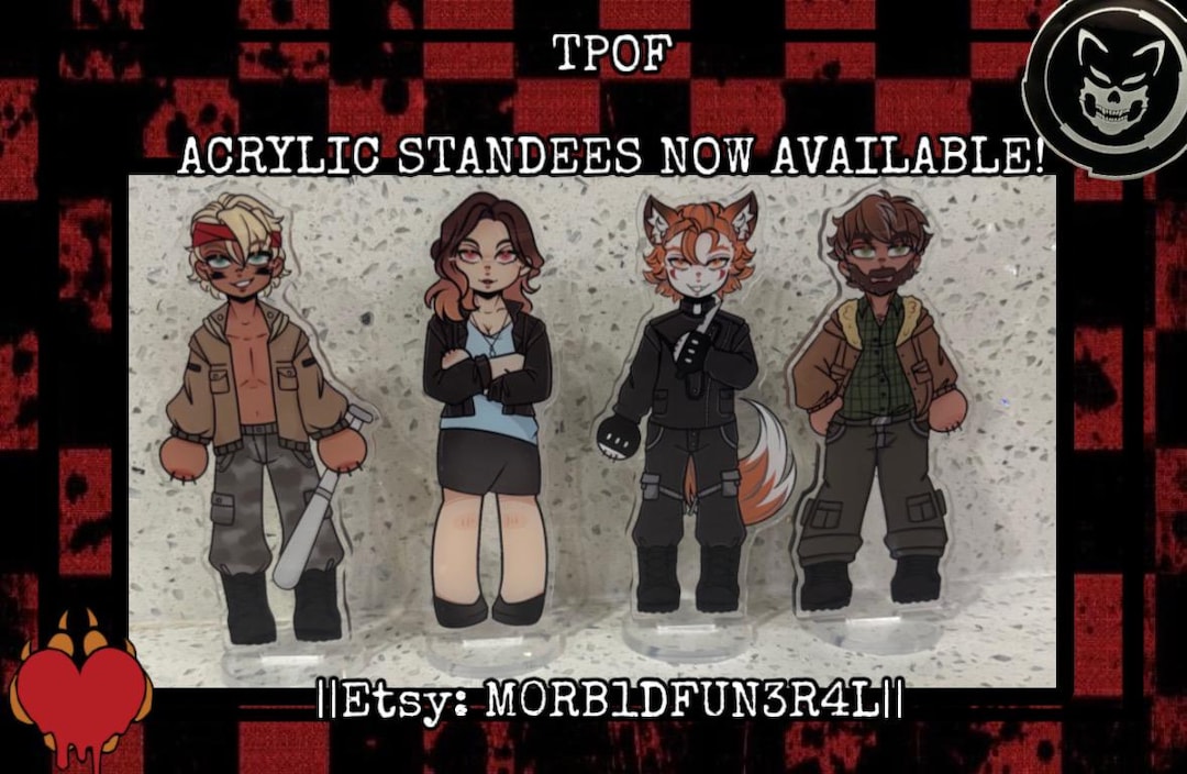 TPOF - Acrylic Standees [ren, Celia, Derek, & Mason] - Etsy