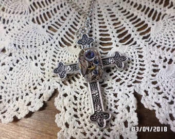 Steampunk Cross - Etsy