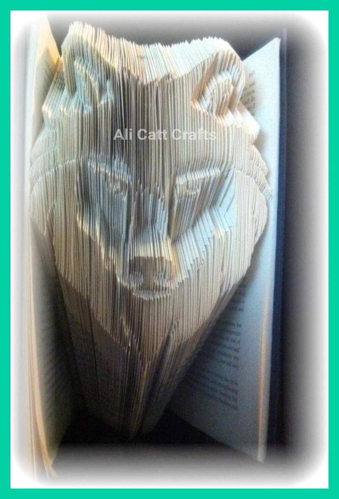 252wolf - Book Folding Pattern (mark, Measure & Fold) Needs 912 Page ...