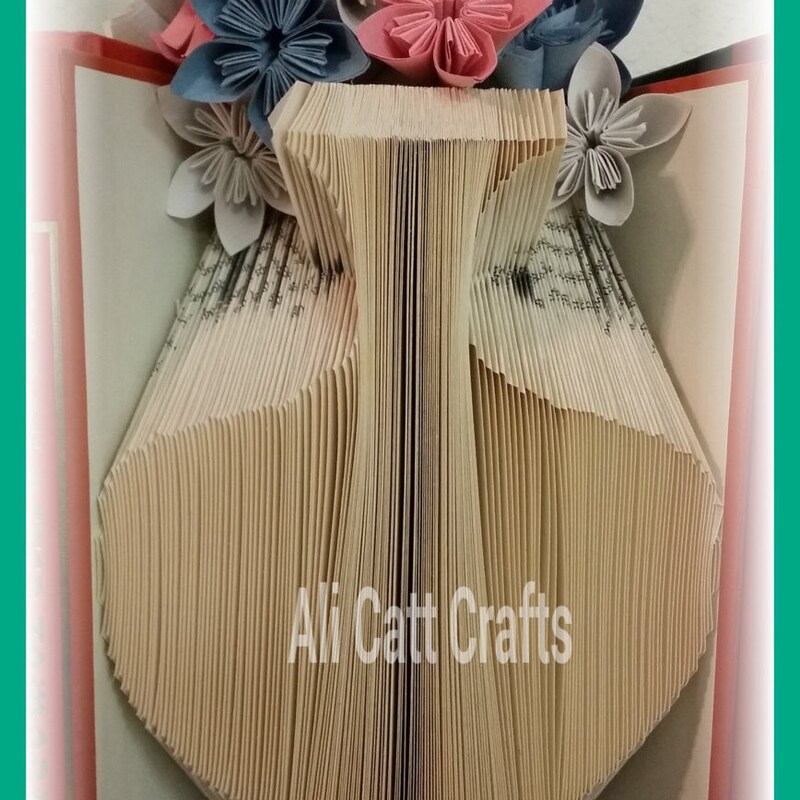 Book Folding Vases - Etsy