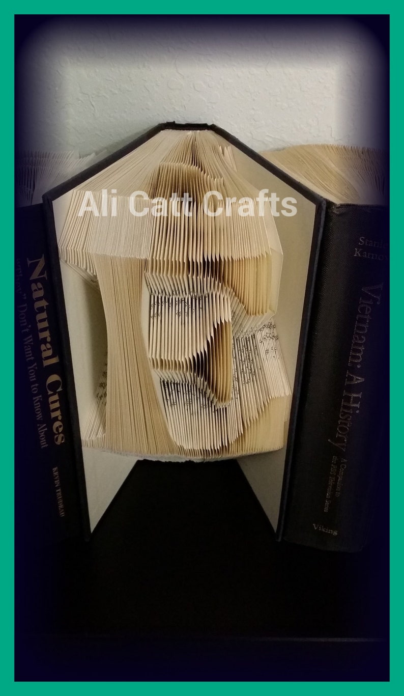 309 Letter E MMF Book Folding Pattern | Etsy