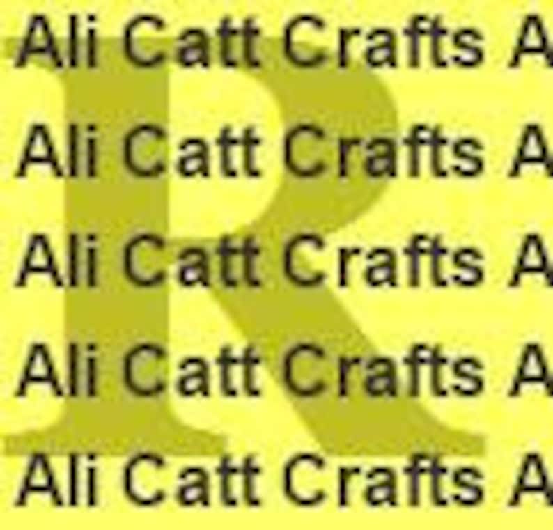 322 Letter R Book Folding Pattern - Etsy