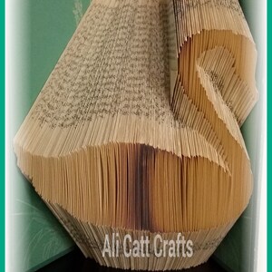 117 - Swan - Book Folding Pattern - Etsy