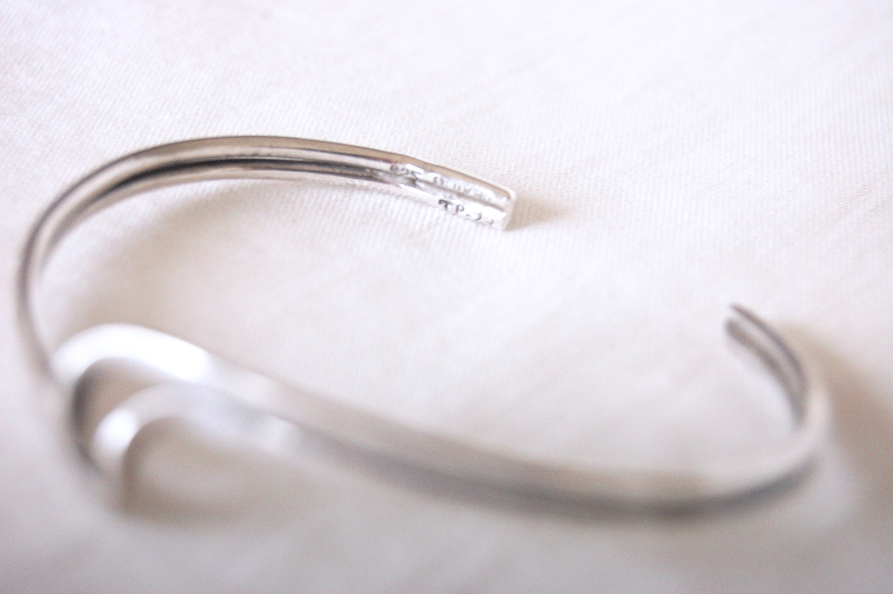 Mexican Cuff Bracelet Double Sterling Silver Modern Wave Size 7 Medium ...