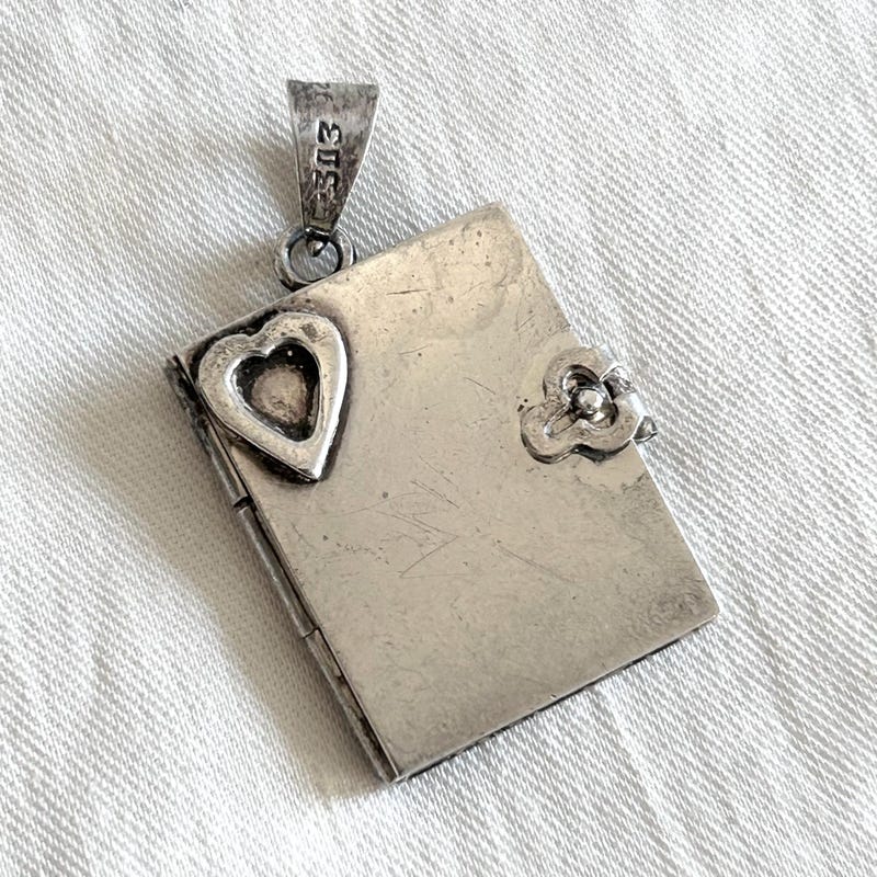 Vintage Book Locket Large - Etsy
