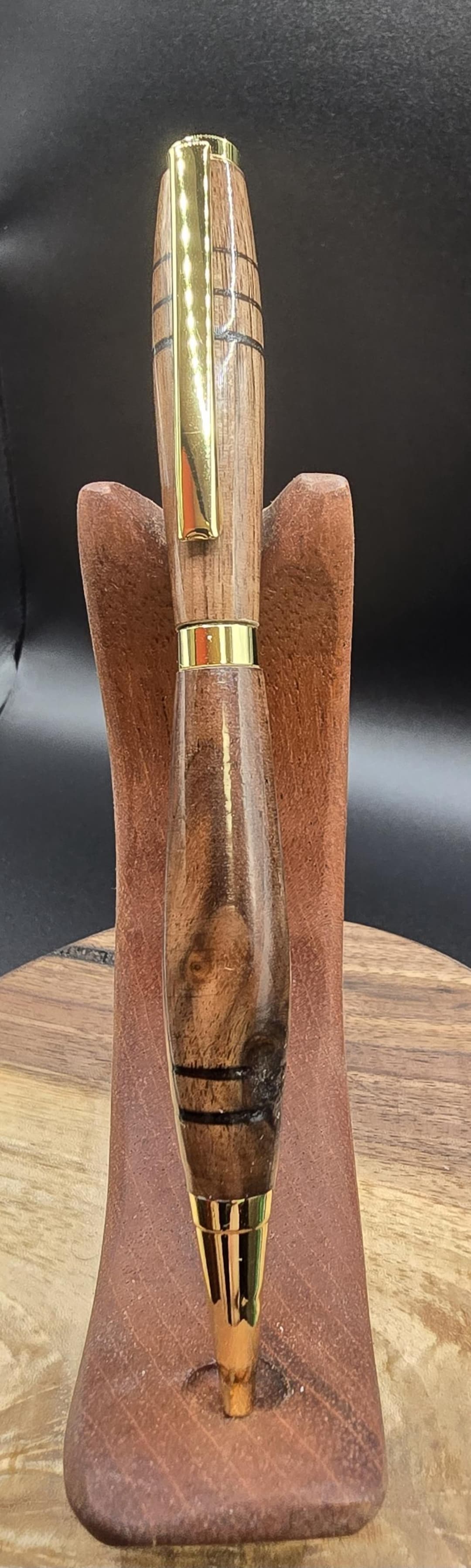 Hand-crafted Zebra Wood Slim Line Rollerball Pen - Etsy