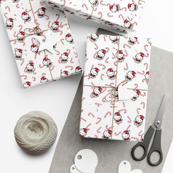 Hello Kittys Wrapping Paper - Etsy
