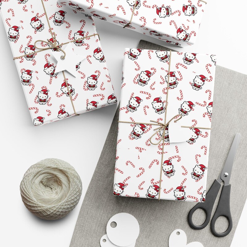 Hello Kittys Wrapping Paper - Etsy