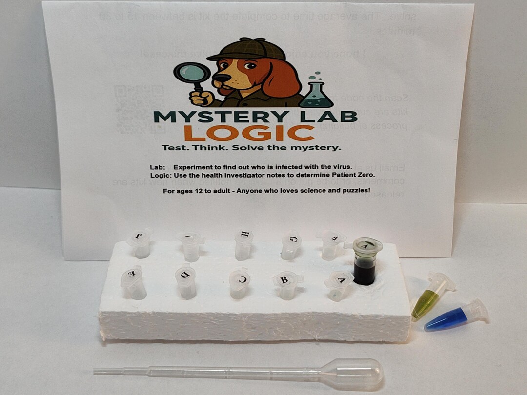 CASE 2 - Find Patient Zero – STEM Science Mystery Kit & Virus Lab ...