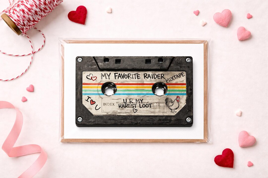 Arc Raiders Valentine Card – My Favorite Raider Mixtape– Gamer Love ...