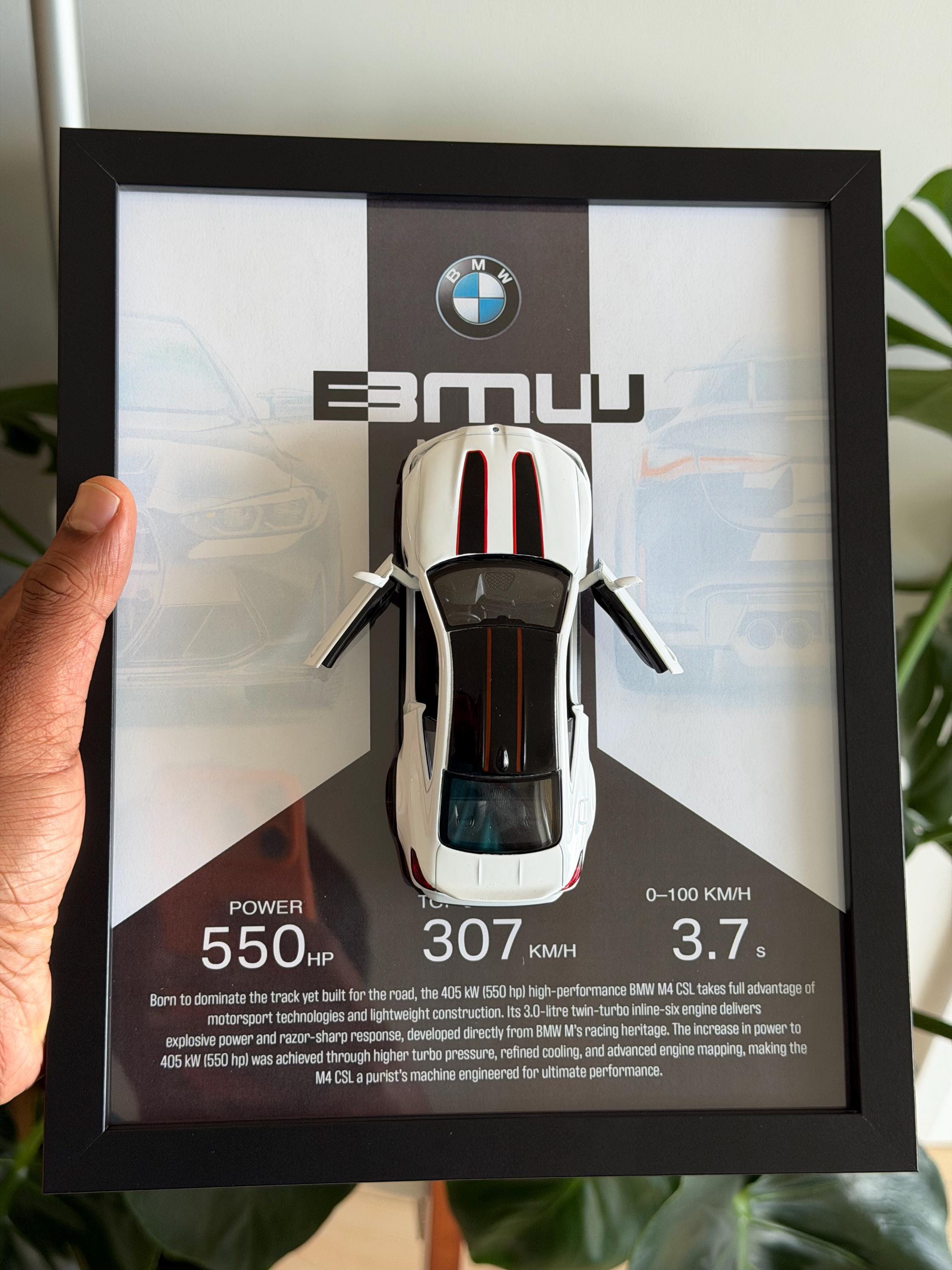 BMW Diecast Frame | 8x10 | Supercar Decor | Car Enthusiast Gift - Etsy