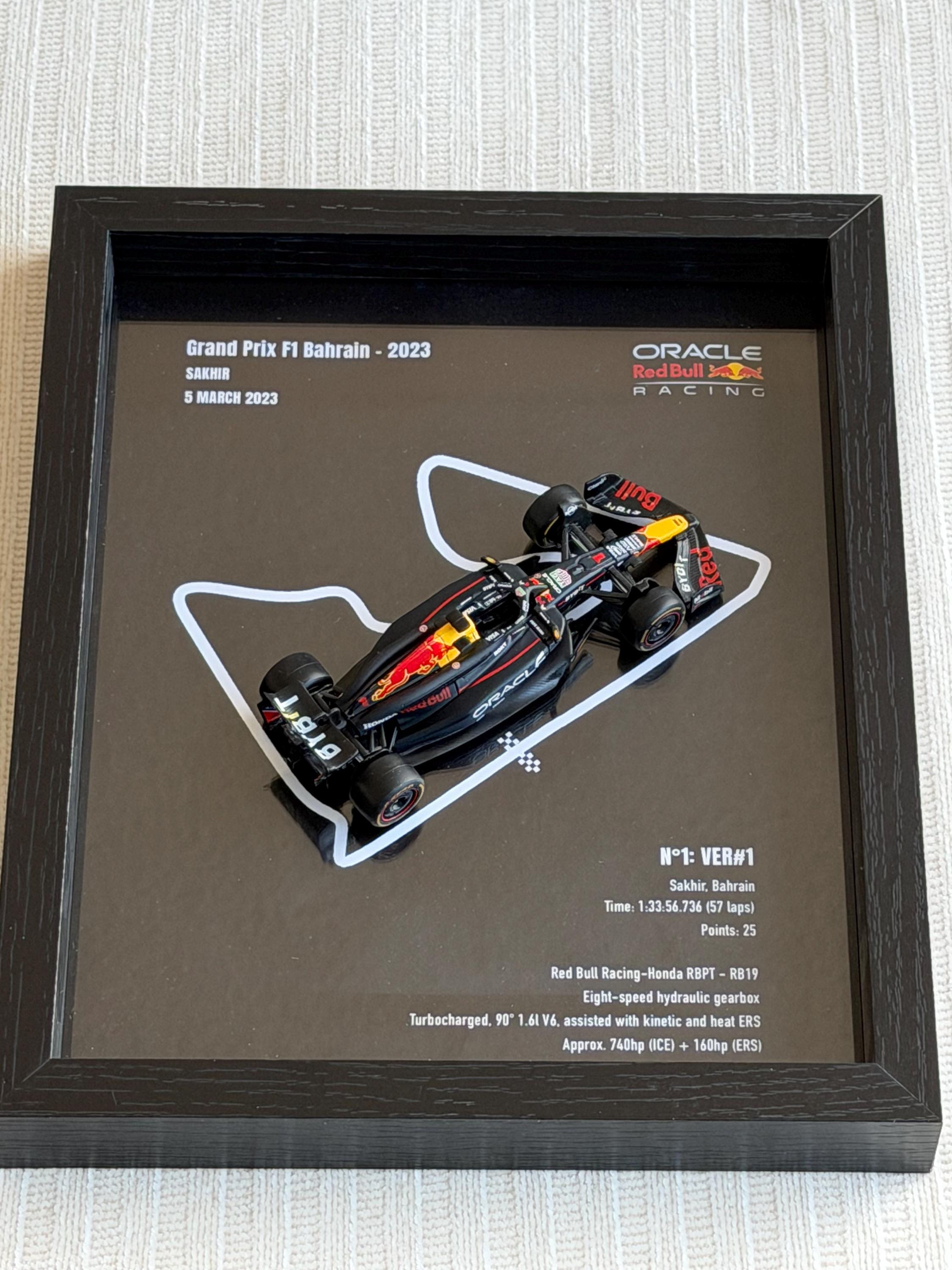 Red Bull Racing F1 Diecast Car Frame | 8x10 | Formula 1 Motorsport ...