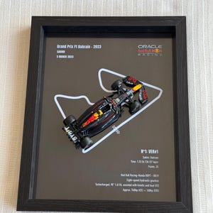 Red Bull Racing F1 Diecast Car Frame | 8x10 | Formula 1 Motorsport ...