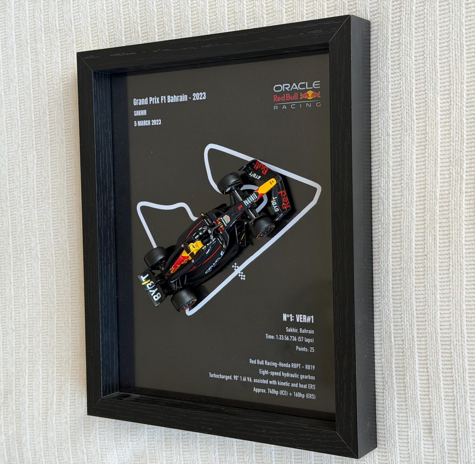Red Bull Racing F1 Diecast Car Frame | 8x10 | Formula 1 Motorsport ...