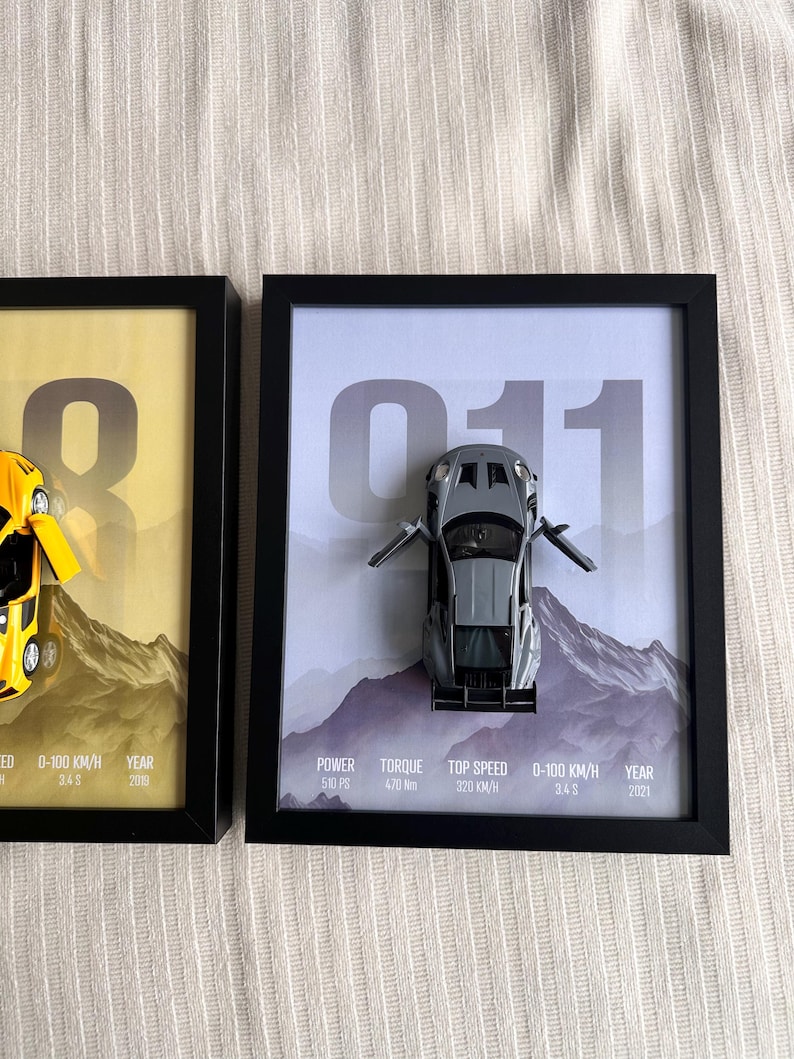 Porsche 911 GT3 Diecast Frame | Mountain Edition | 8x10 | Supercar ...