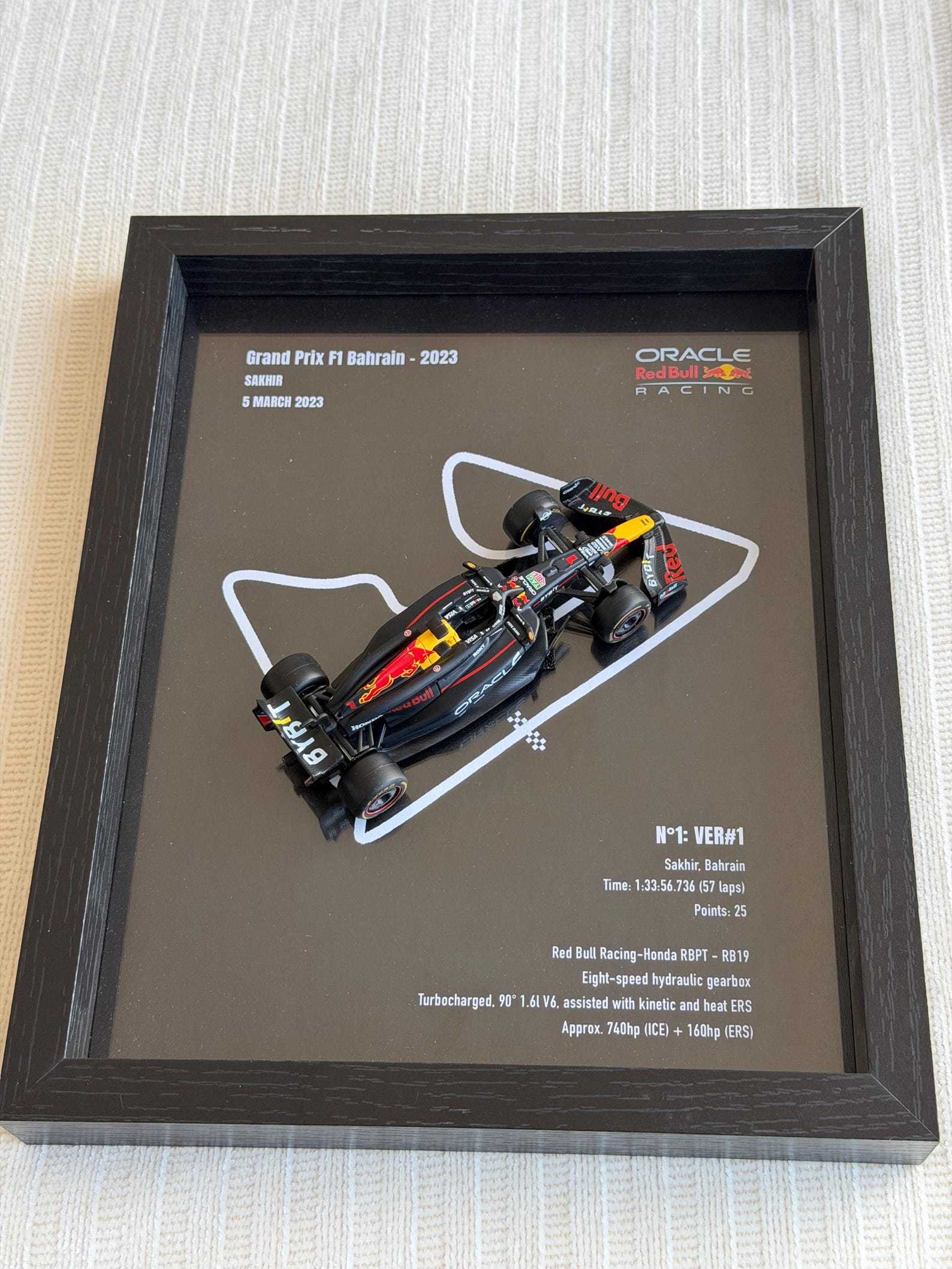 Red Bull Racing F1 Diecast Car Frame | 8x10 | Formula 1 Motorsport ...